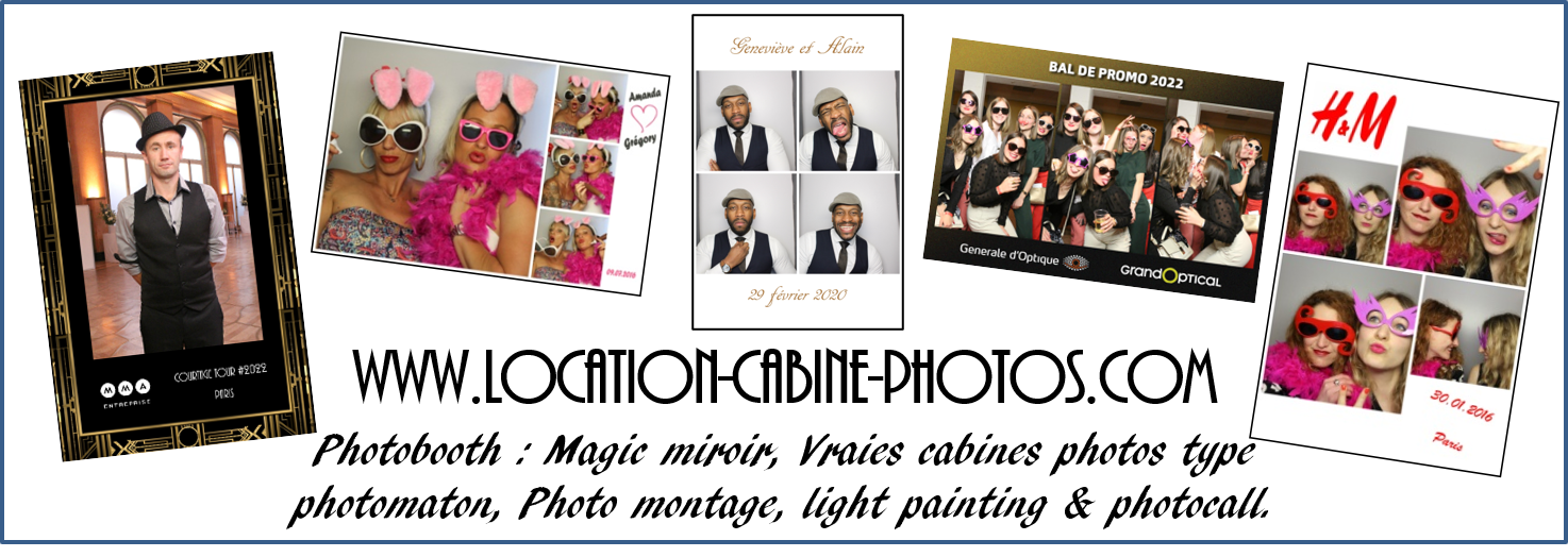 Personnalisation photomaton Cabine Photo Entreprise